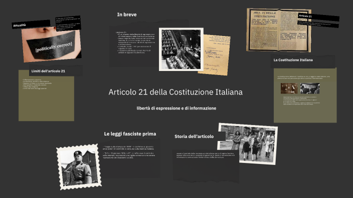 Articolo 21 della Costituzione Italiana by Spinello Filippo on Prezi