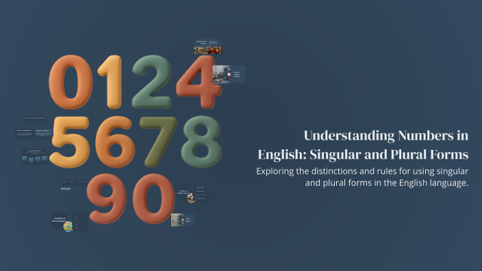 Understanding Numbers in English: Singular and Plural Forms by shahzoda ...