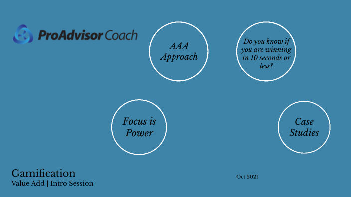 Gamification | ProAdvisorCoach by Rich Campe on Prezi