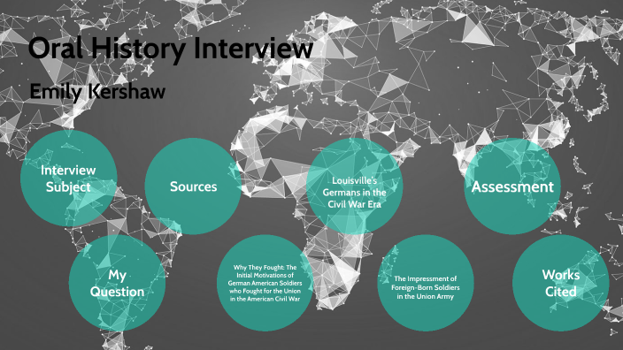 oral history interview project by Emily Kershaw on Prezi
