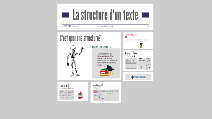 La structure des textes by Audrey-Ann Guilbault on Prezi