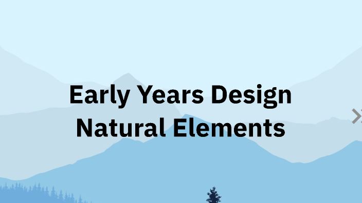 Early Years Design Natural Elements by Niamh Keating, Primary Teacher ...