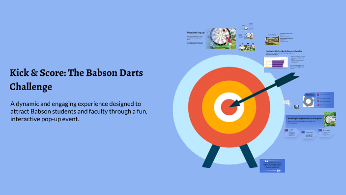 Engaging Babson Students with Our Life-Size Velcro Dart Board Pop-Up by ...