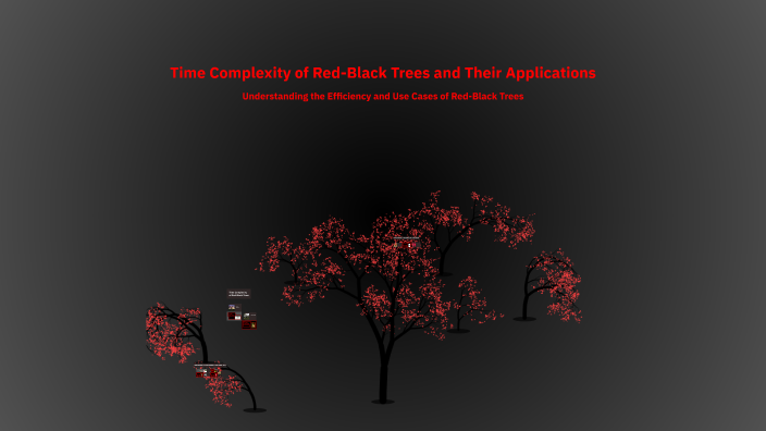 Time Complexity of Red-Black Trees and Their Applications by Aryam on Prezi