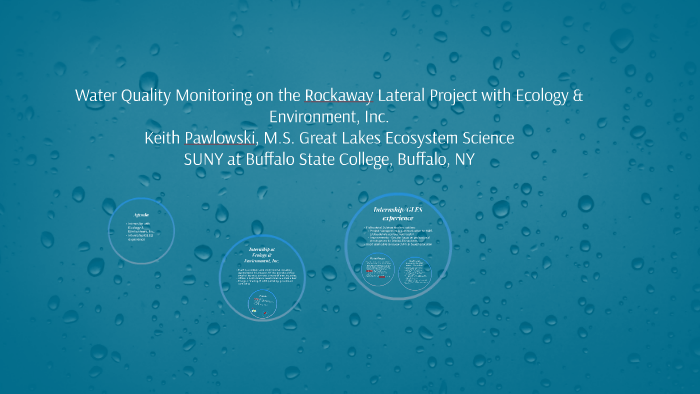 Water Quality Monitoring on the Rockaway Lateral Project wit by Keith ...