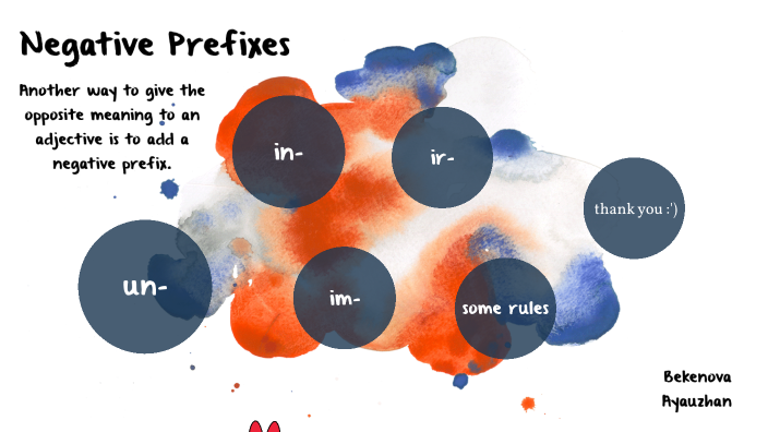 negative prefixes by Ayauzhan Bekenova on Prezi