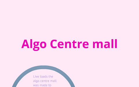 Algo Centre Mall by zahra goshi on Prezi