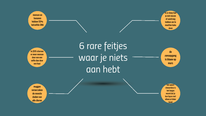 6 rare feitjes waar je niets aan hebt by seppe hermans on Prezi