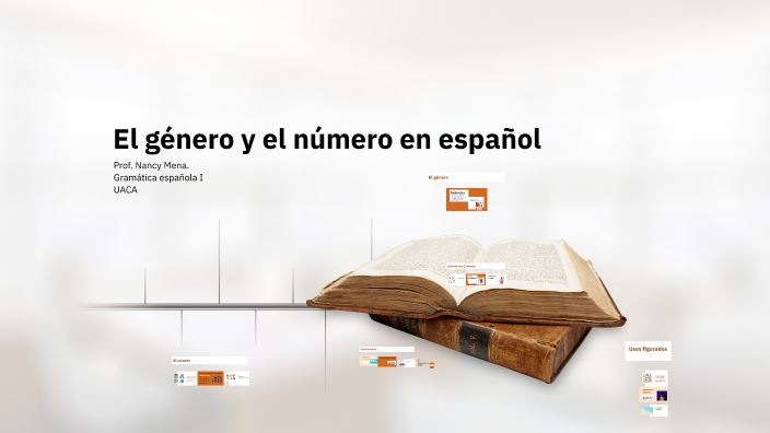 El género y el número en español by Hele Fher on Prezi