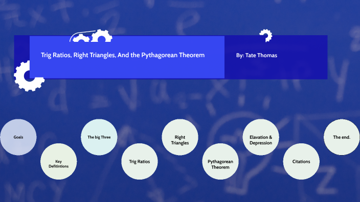 Trig Ratios,solving Right triangles, and the Pythagorean Theorem by ...