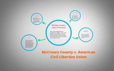 McCreary County v. American Civil Liberties Union by Sydney Meissner on Prezi