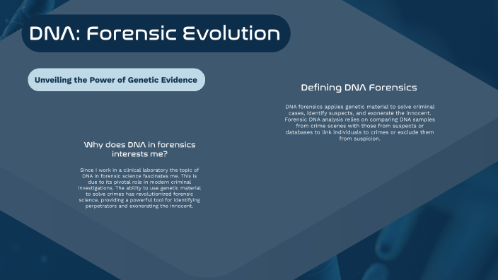 DNA: Forensic Evolution by Mike Freda on Prezi