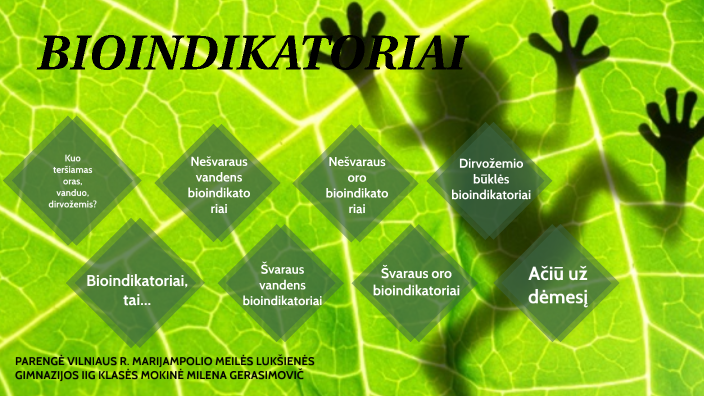BIOINDIKATORIAI_Milena by Milena Gerasimovič on Prezi