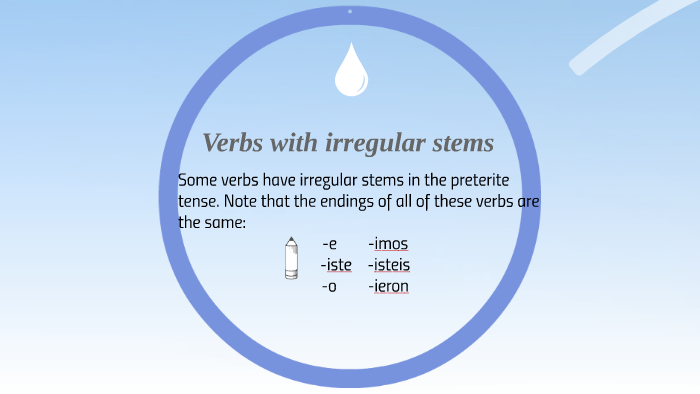 El pretérito de verbos irregulares by Mary Curran on Prezi