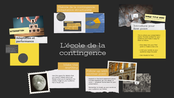 l'ecole de la contingence structurelle by sirine khelifi on Prezi