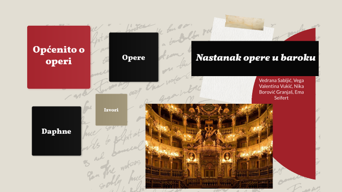 Nastanak opere u baroku by Sam Stoneheart on Prezi
