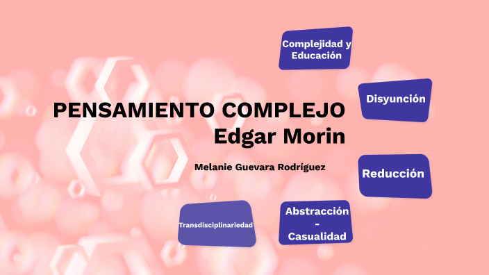 Pensamiento complejo de Edgar Morin by Melanie Guevara Rodriguez on Prezi