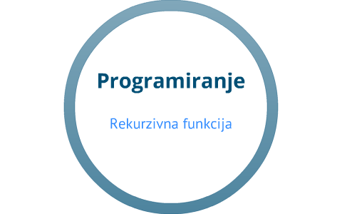 Rekurzivna funkcija by Damir Nemcanin on Prezi