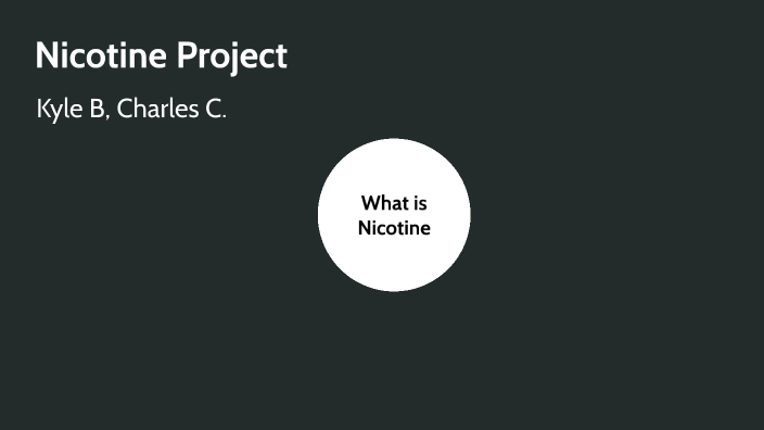 Nicotine Project by Kyle Bishop on Prezi