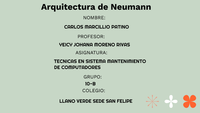 La arquitectura de von Neumann es un diseño de computadora que utiliza ...