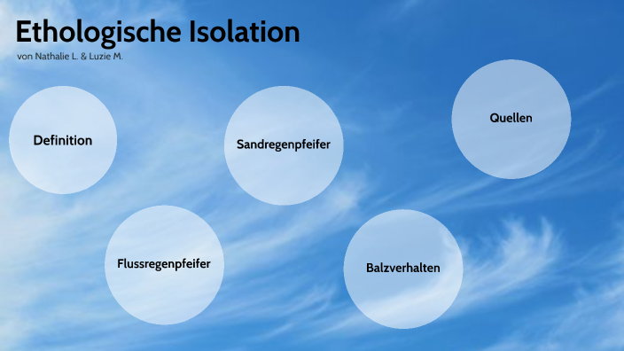 Ethologische Isolation by E.C A on Prezi