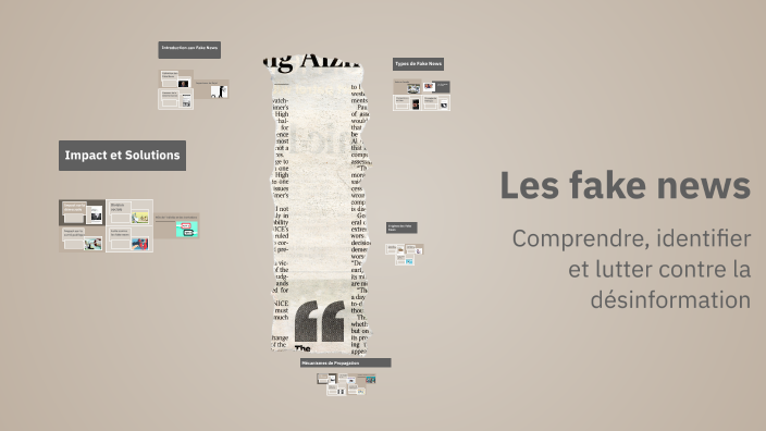 Les fake news by Josephine Pennequin on Prezi
