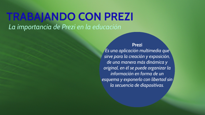 La importancia de Prezi en la educación by Sandy Uribe on Prezi