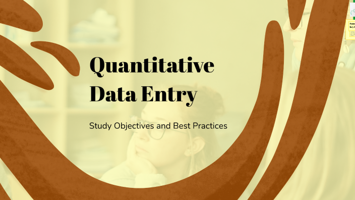 Quantitative Data Entry by Chinedu J. Olise on Prezi