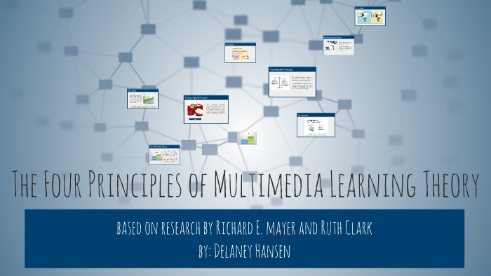 The Four Principles of Multimedia Learning Theory by Delaney Hansen on ...