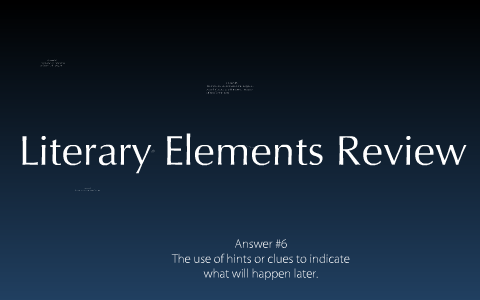 Literary Elements Review: Final Jeopardy by marcus gurdineer on Prezi