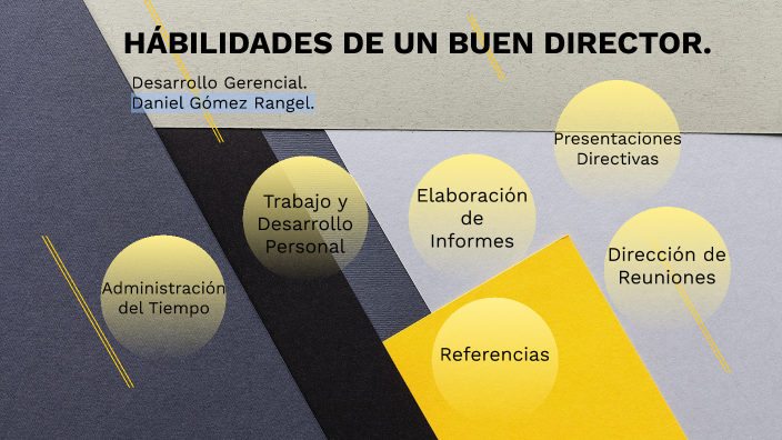 Hábilidades de un buen director. by Daniel Gómez Rangel on Prezi
