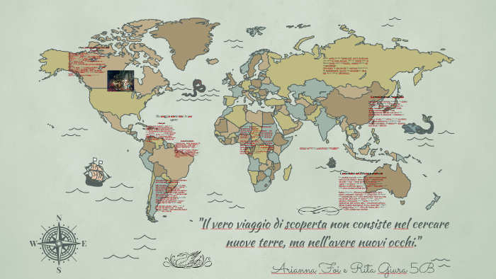 "Il vero viaggio di scoperta non consiste nel cercare nuove terre, ma nell'avere nuovi occhi ...