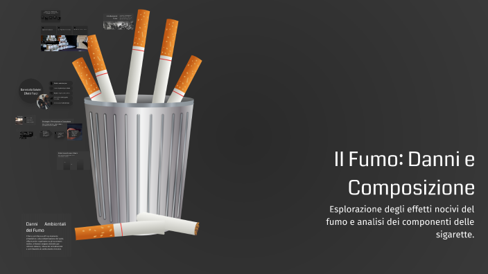 Il Fumo: Danni e Composizione by Elisabetta Agostini on Prezi