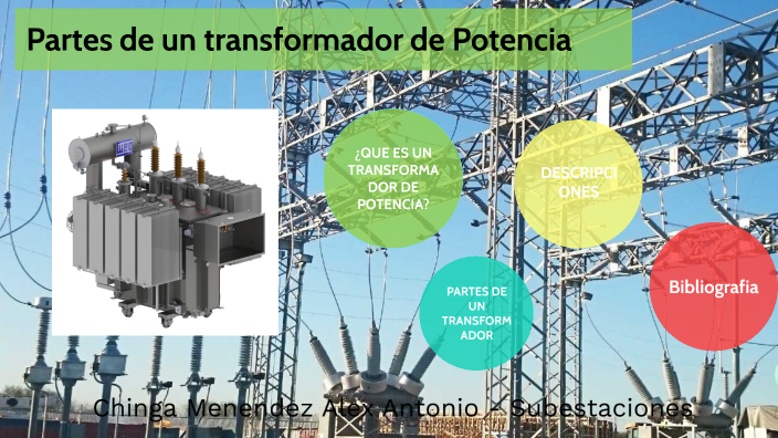 Partes de un transformador de Potencia by Alex Antonio Chinga Menendez ...