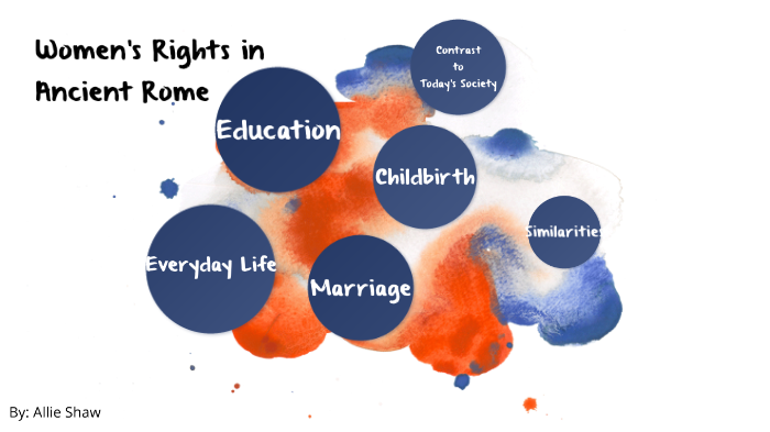 The Rights of Women in Ancient Rome by allie shaw on Prezi