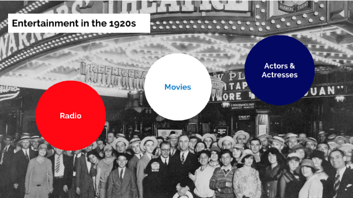 Entertainment in the 1920s by Kensleigh Goodwin on Prezi