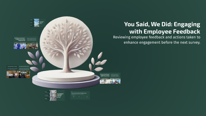 You Said, We Did: Engaging with Employee Feedback by Raed Townsend on Prezi