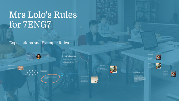 Mrs Lolo's Rules for 7ENG7 2025 by Cristie Lolo on Prezi