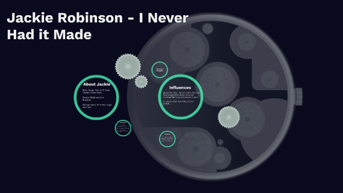Jackie Robinson - I Never Had it Made by Emma Carr on Prezi