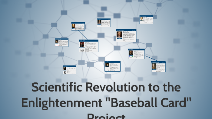 Scientific Revolution to the Enlightenment "Baseball Card" Project by ...
