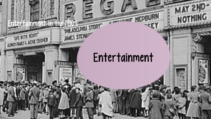 Visual Aid (Entertainment in the 1930s) by Emma Ware on Prezi