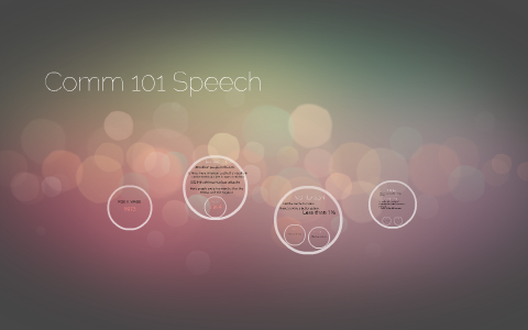 Comm 101 Speech by Emily Nelson on Prezi