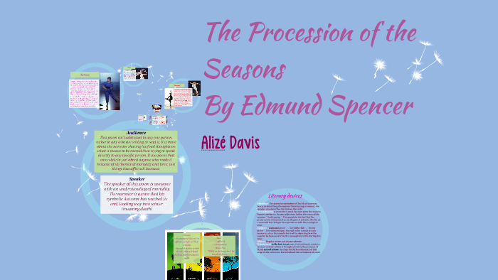 The Procession of the Seasons by Alizé Davis