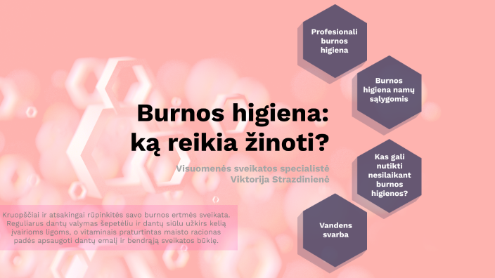 Burnos higienos svarba by Viktorija Straz on Prezi
