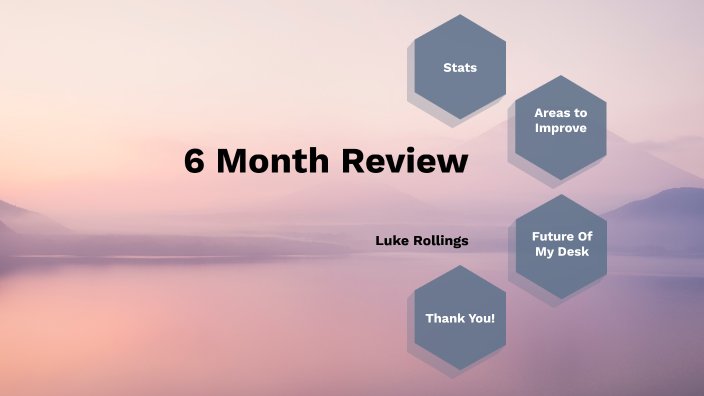 6 Month Review by Luke Rollings on Prezi