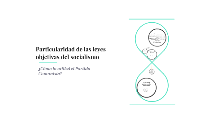 Particularidad de las leyes objetivas del socialismo by Eusoj Amno Tito Romas on Prezi