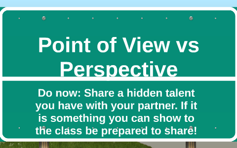 Point of View vs Perspective by Madeline Miller on Prezi