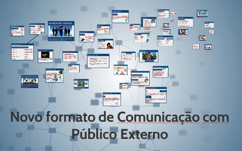 Novo formato de Comunicação com Público Externo by Jessica Brito on Prezi