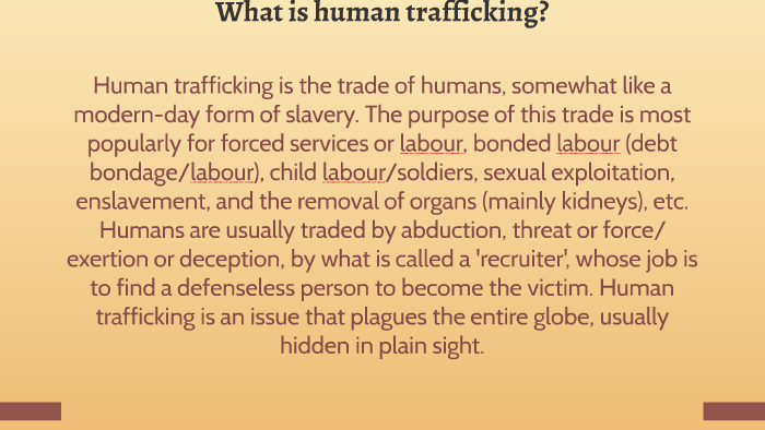 Human Trafficking by Emma Macklin on Prezi