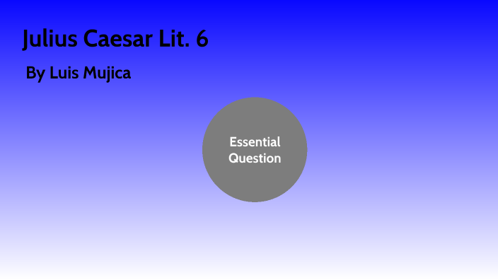 Julius Caesar Project by Luis Mujica Tschupin on Prezi